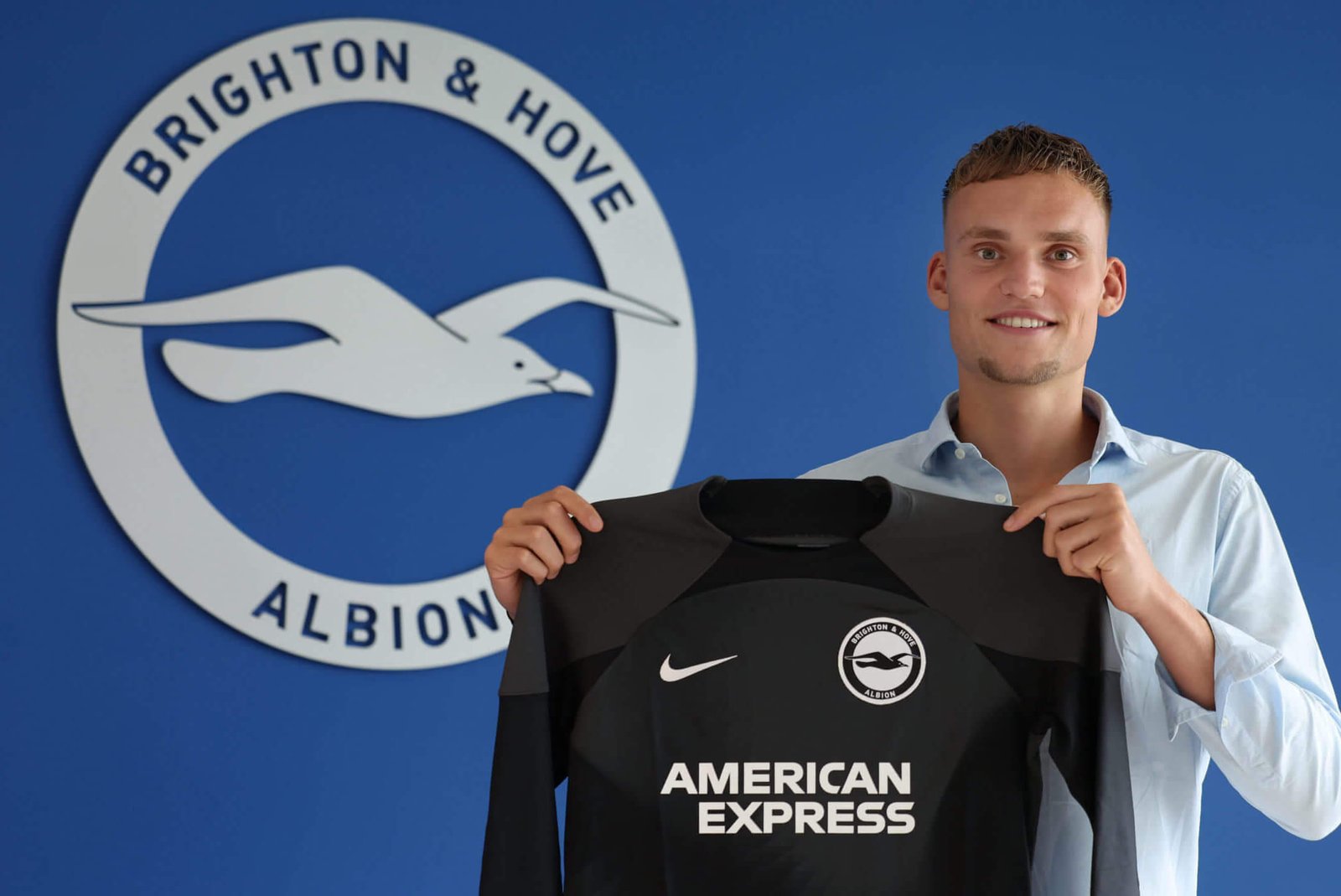 Brighton & Hove Albion goalkeeper thar Bart Verbruggen - The Zozam Times